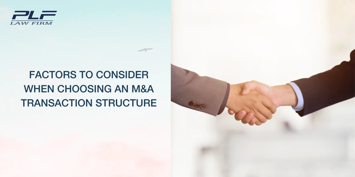 Factors to consider when choosing an M&A transaction structure - Doing ...